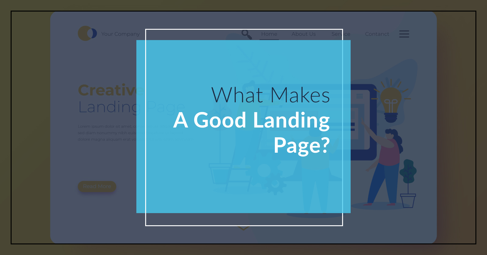 which attributes describe a good landing page experience?